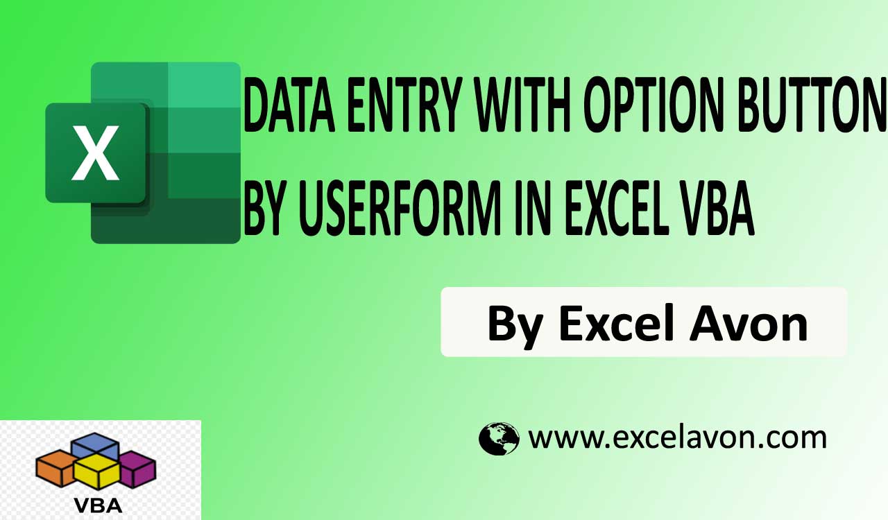 Data Entry With Option Button By Userform