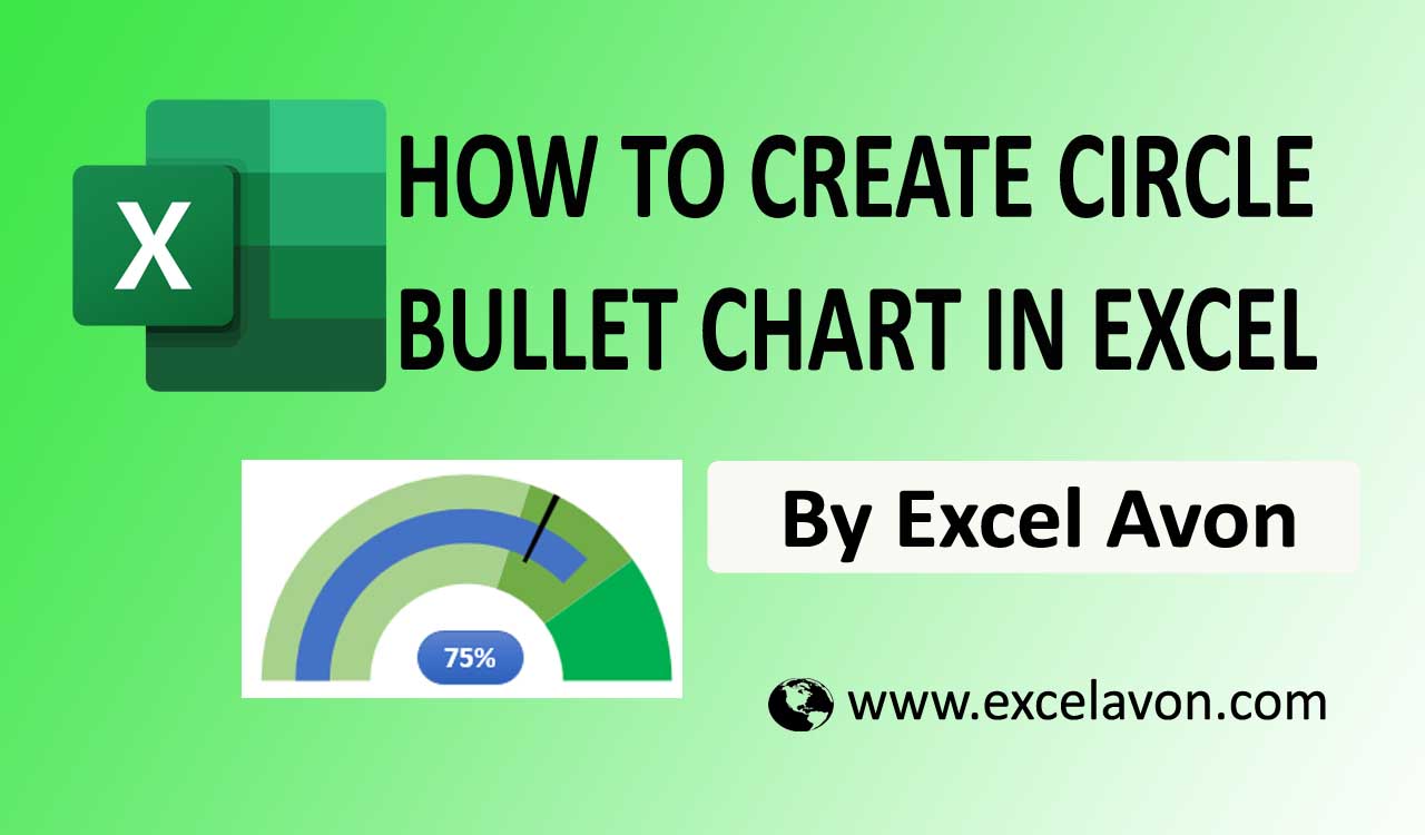 How to Create Circle Bullet Chart in Excel
